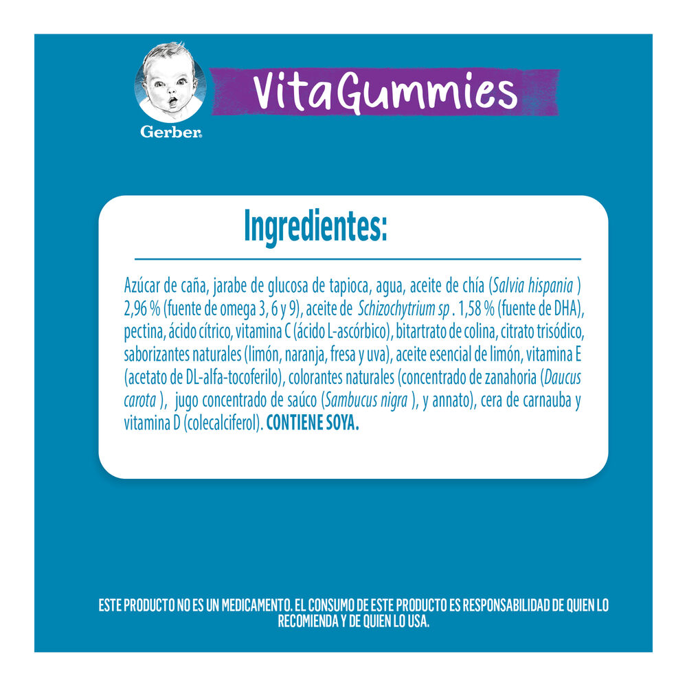 Gerber Vitagummies 180G 60 Gomitas