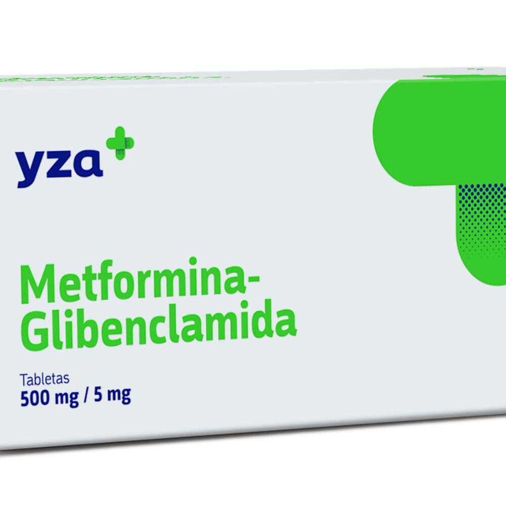 Yza Metformina/Glibenc 500Mg/5Mg 60 Tabs