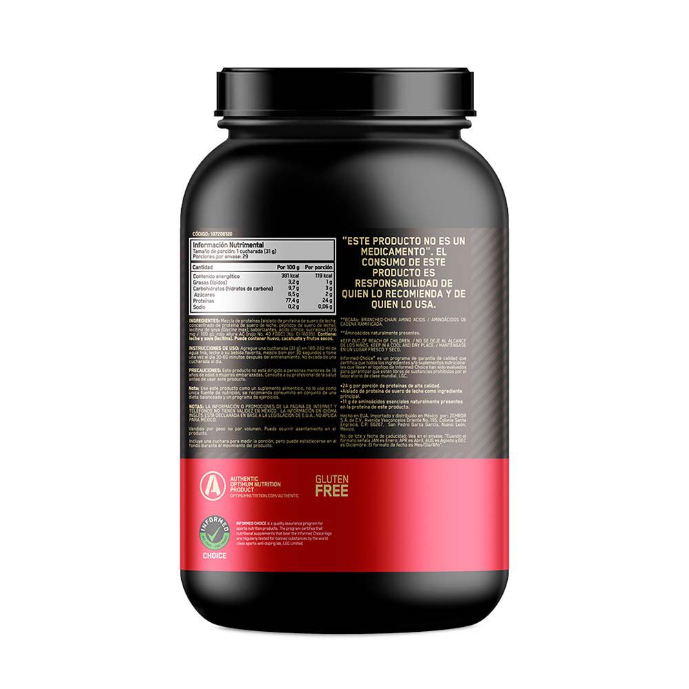 On Gold Standard Whey Fresa 907G