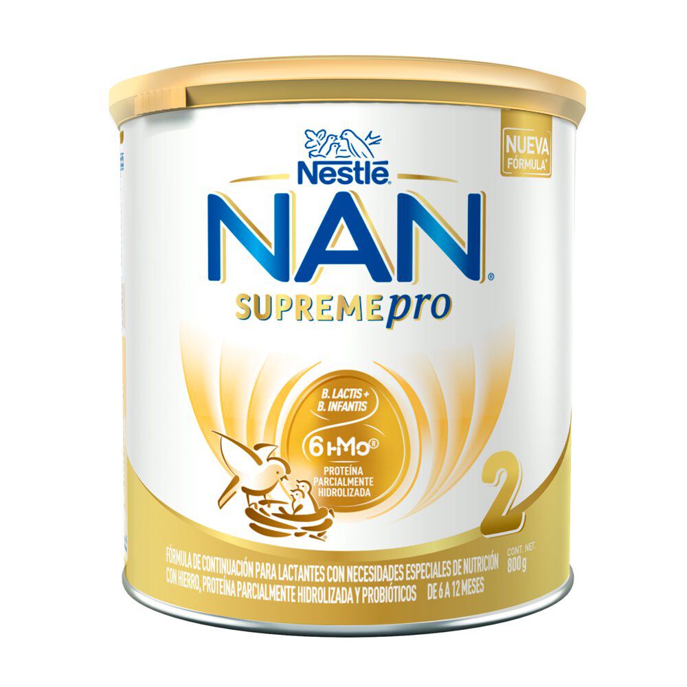 Fórmula Infantil NAN 2 Supreme Pro, 6 a 12 Meses, 800g