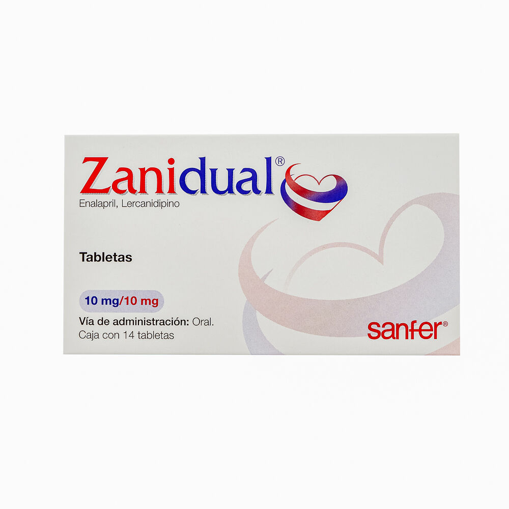 Zanidual 10Mg/10Mg 14 Tabs