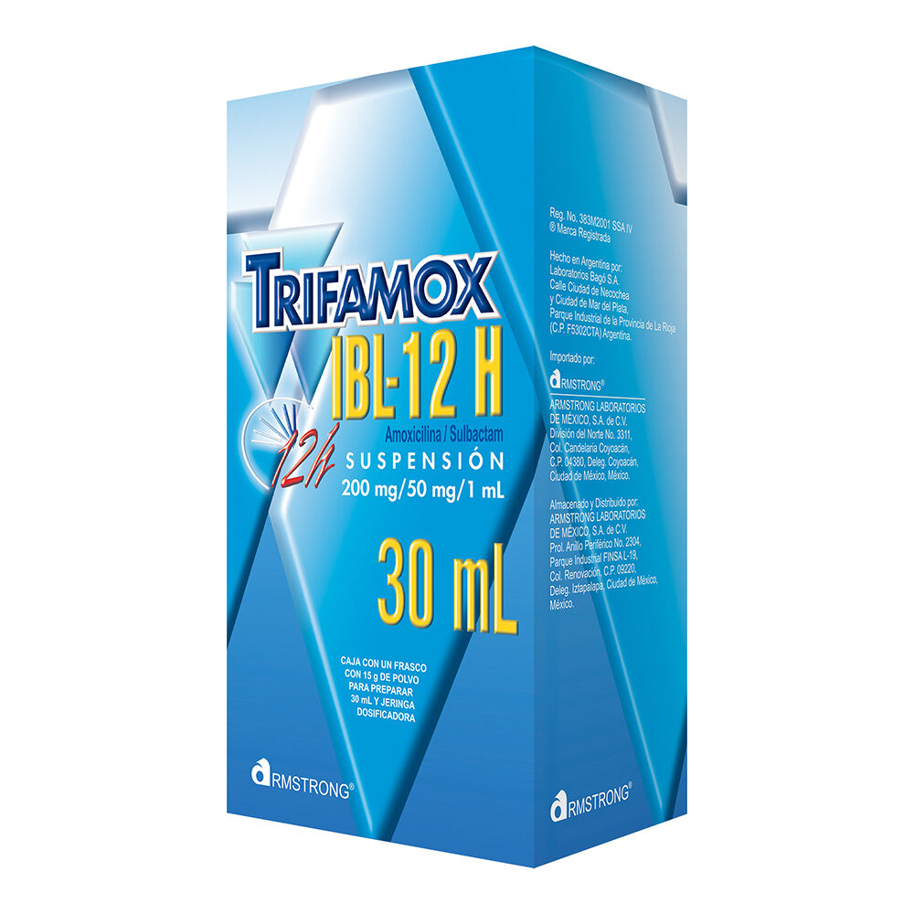 Trifamox Ibl 12H +Jeringa Dosifica 30Ml