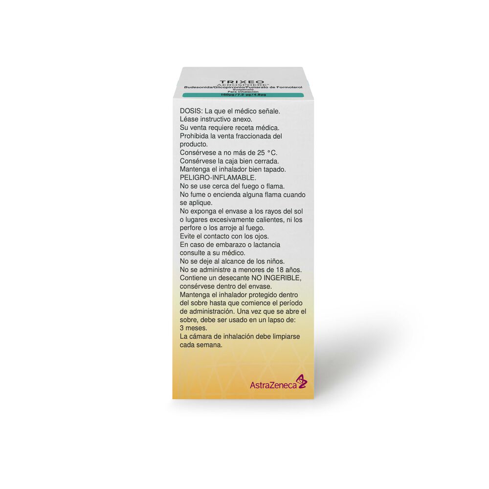Trixeo 160Mcg/7.2Mcg/5.0Mcg 120 Dosis