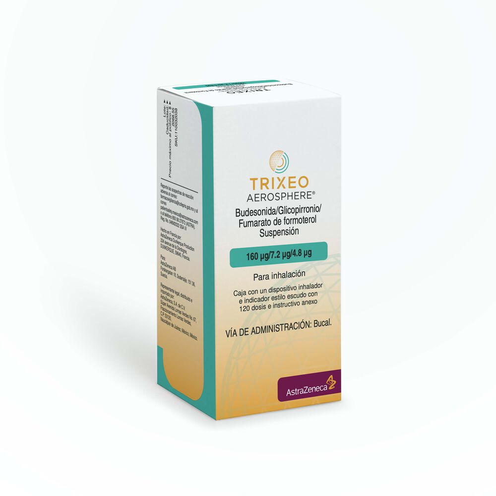 Trixeo 160Mcg/7.2Mcg/5.0Mcg 120 Dosis