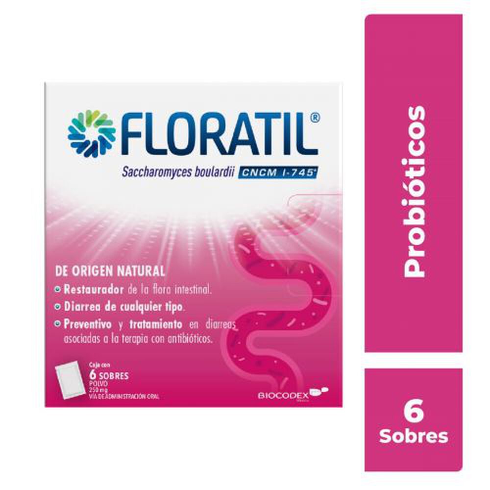 Floratil Pediatrico 250Mg 6 Sbs