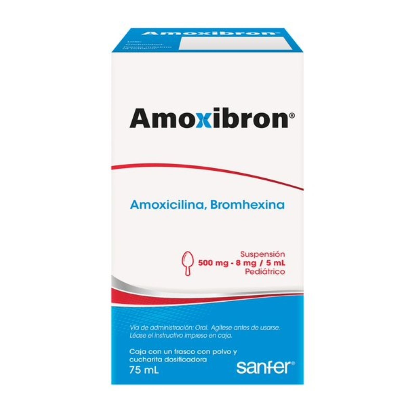 Amoxibron 500mg/8mg 75ml - Yza