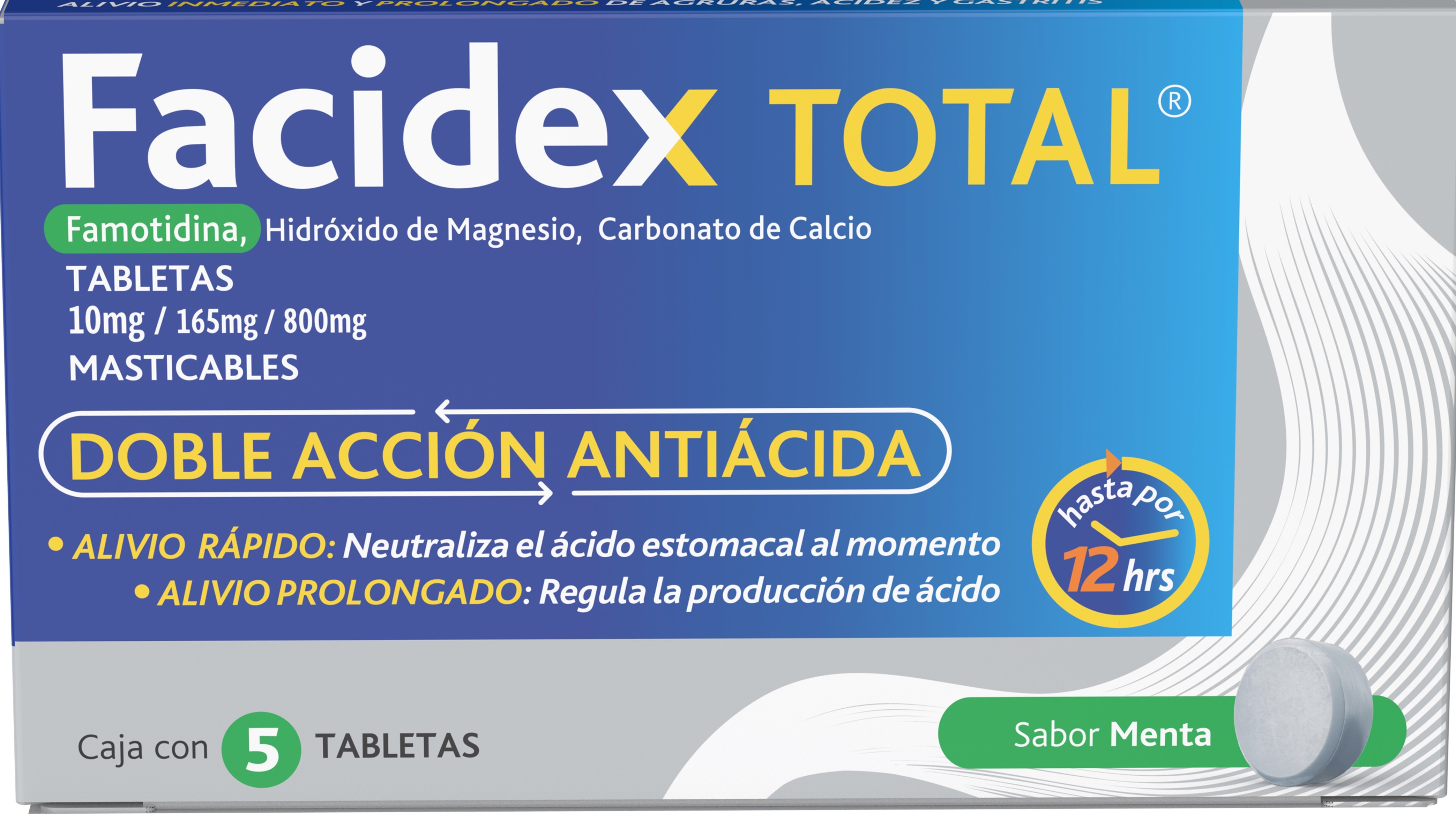 Facidex Total Masticables 10Mg 5 Tabs