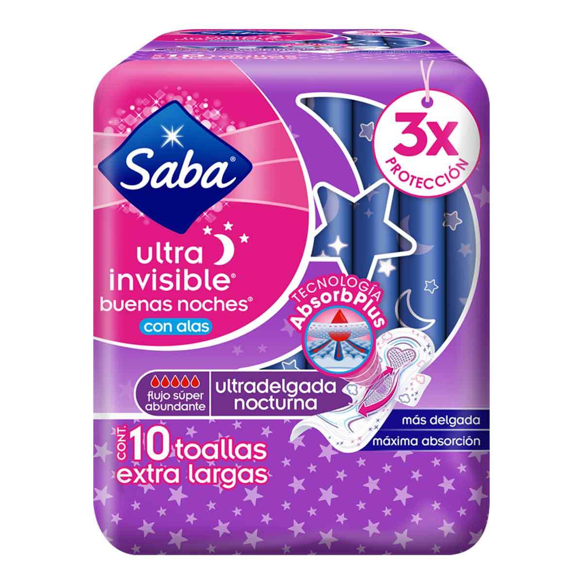 Saba Ultra Delgada 10 Pzas