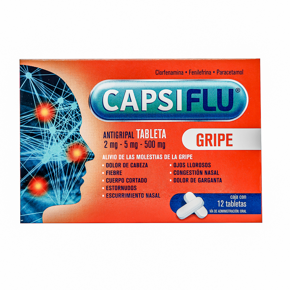 Capsiflu Gripe 12 Tabs