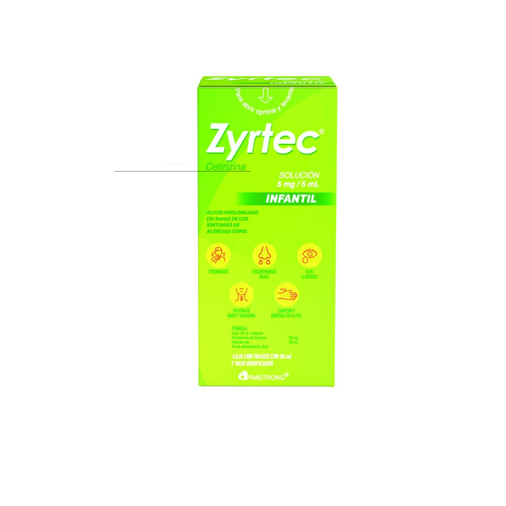Zyrtec Infantil Solucion C/Dosi 5Mg 50Ml