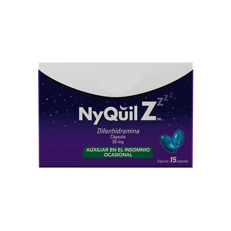 7500435145480 UPC Nyquil Z 25MG C 15 Cap