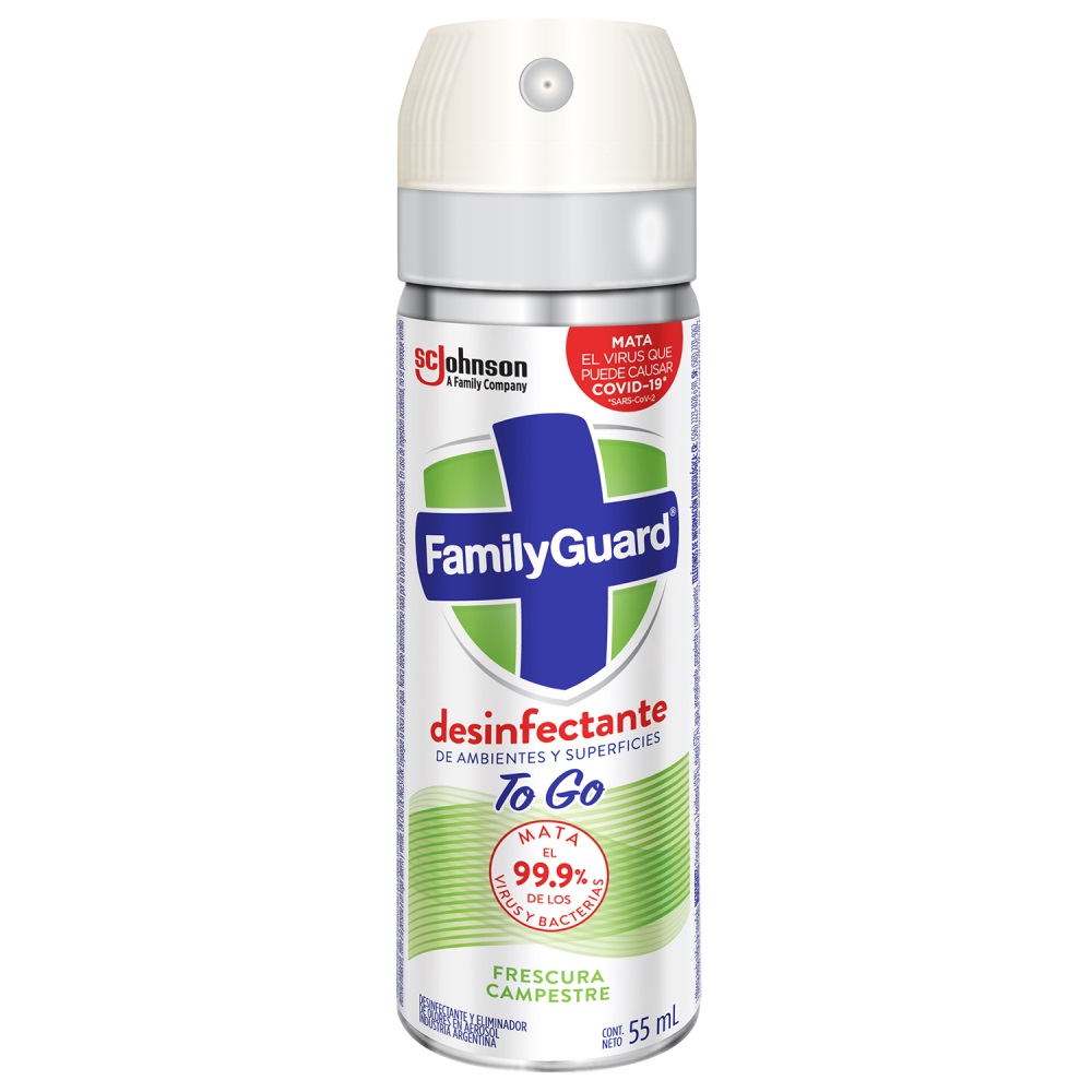 Family Guard Desinfectante Superficies y Ambientes 55 ml