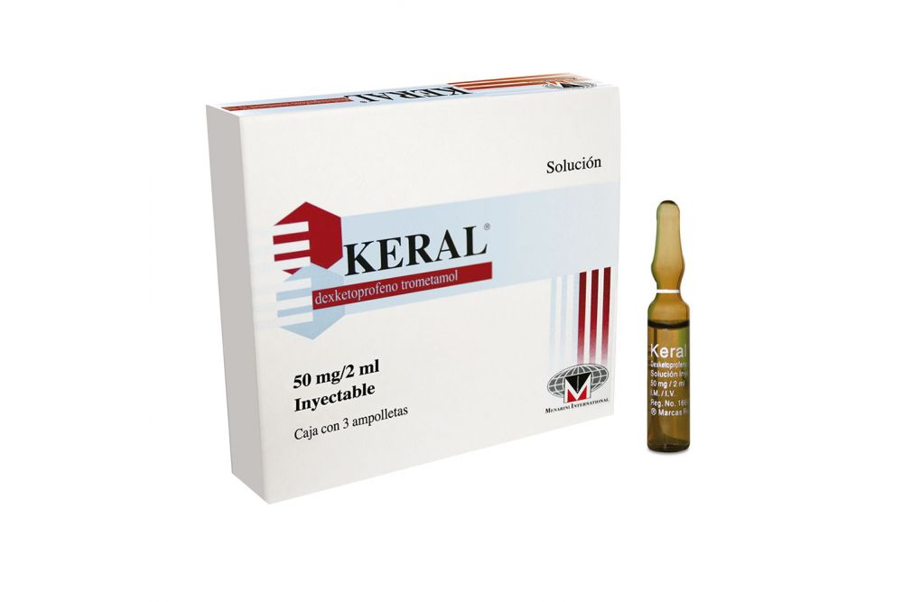 Keral 50Mg 3 Amp X 2Ml