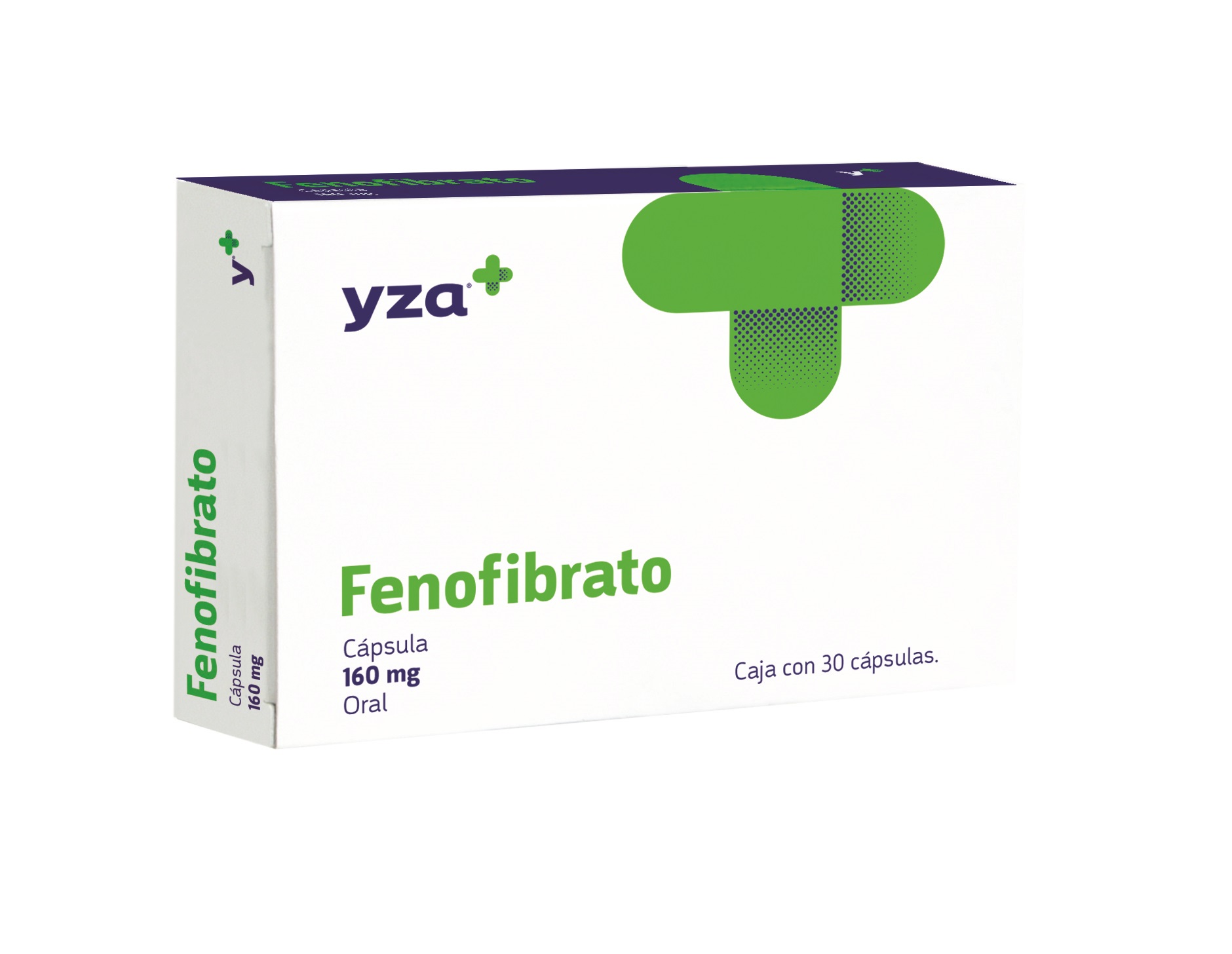 Fenofibrato 160mg 30 capsulas - Yza