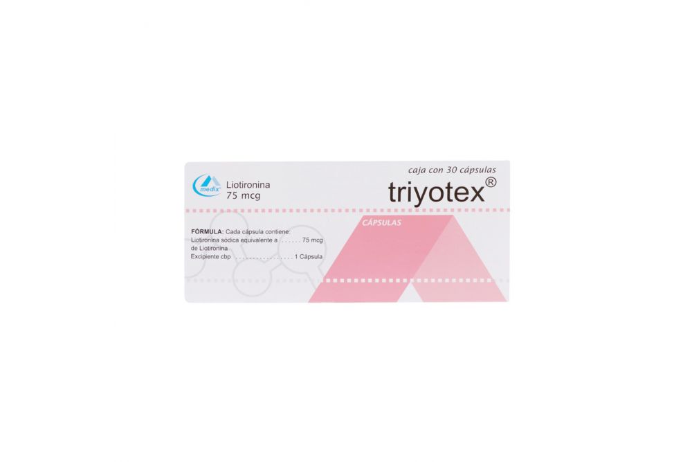 Triyotex 30 capsulas mejorar la salud de la tiroides - Yza