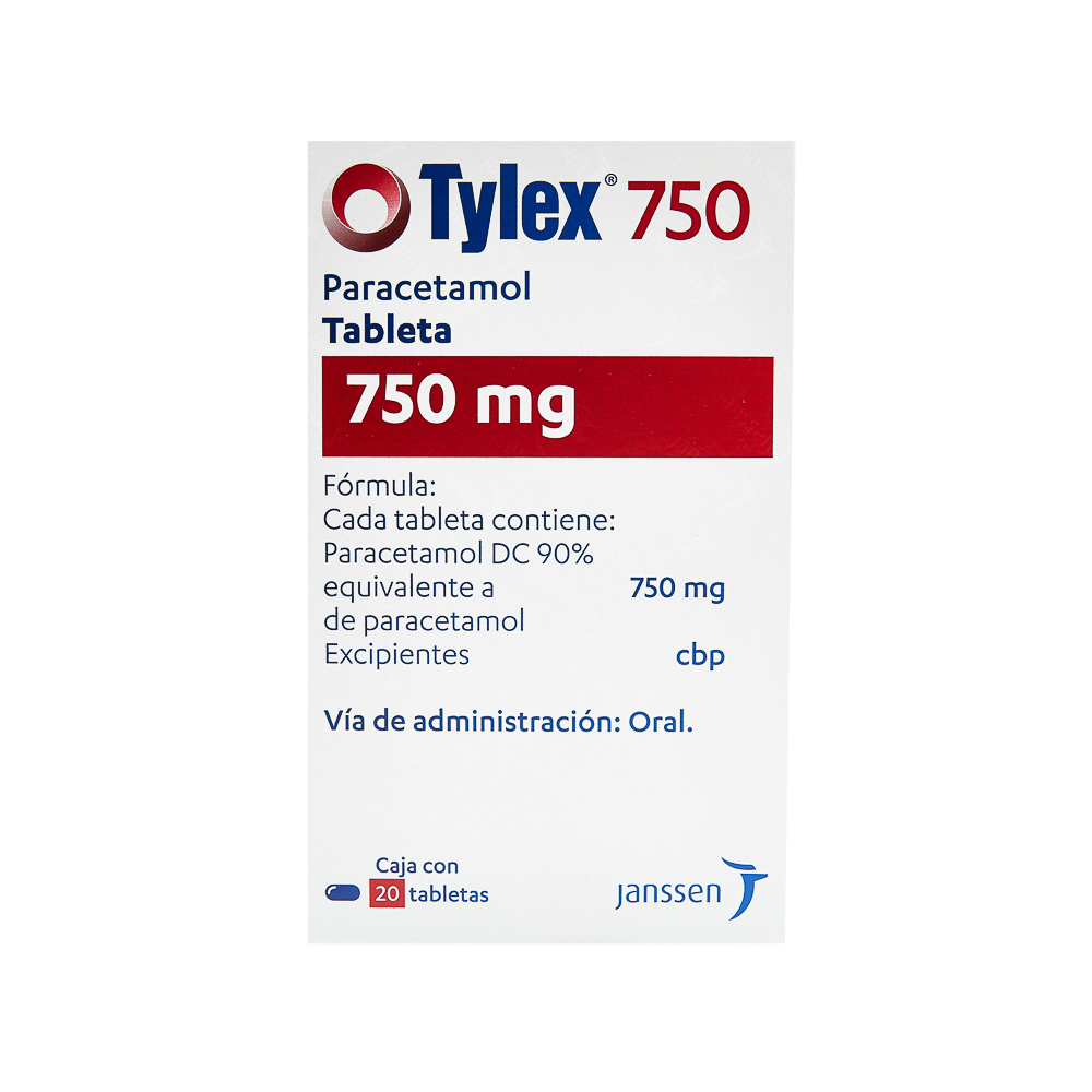Tylex 750mg 20 tabs - Yza