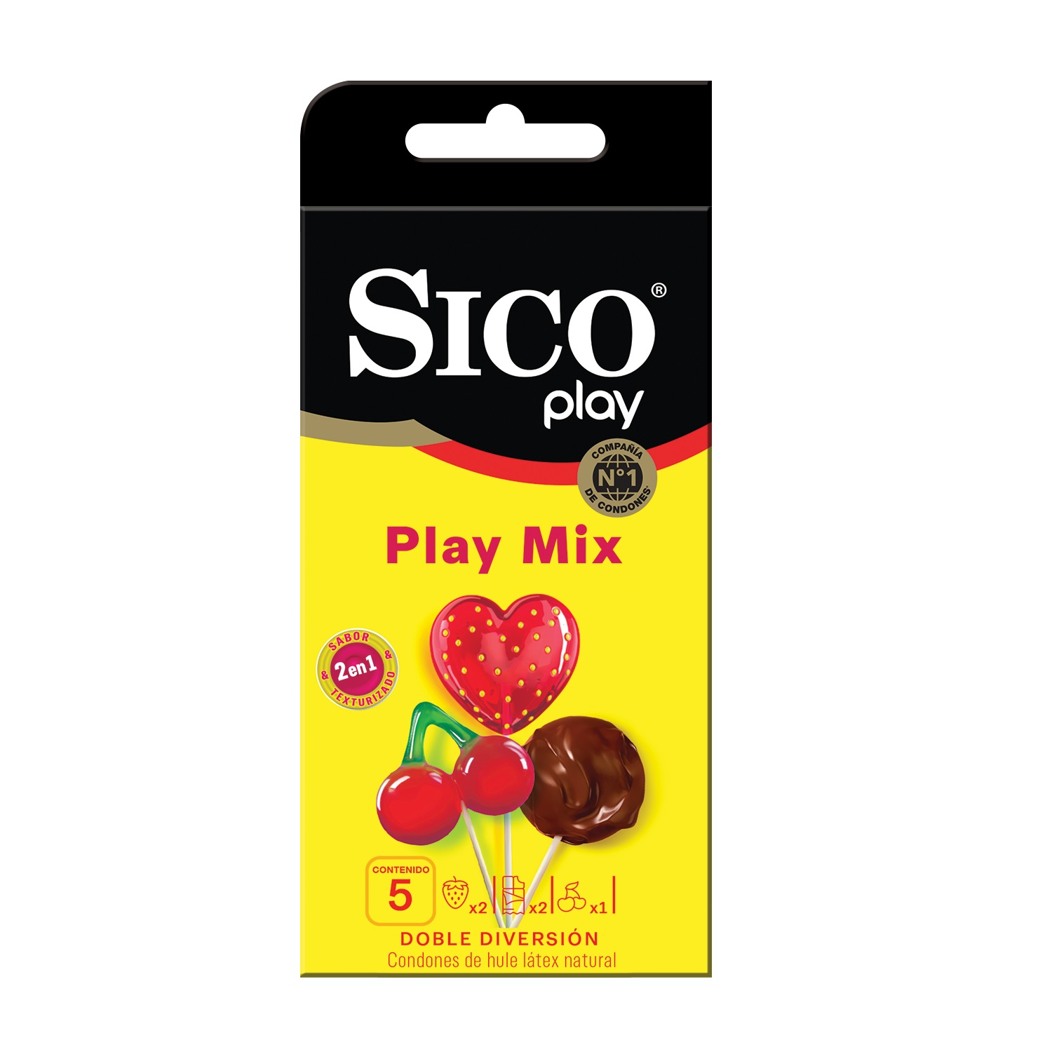 Sico Play Mix Texturizado 5 Pzas