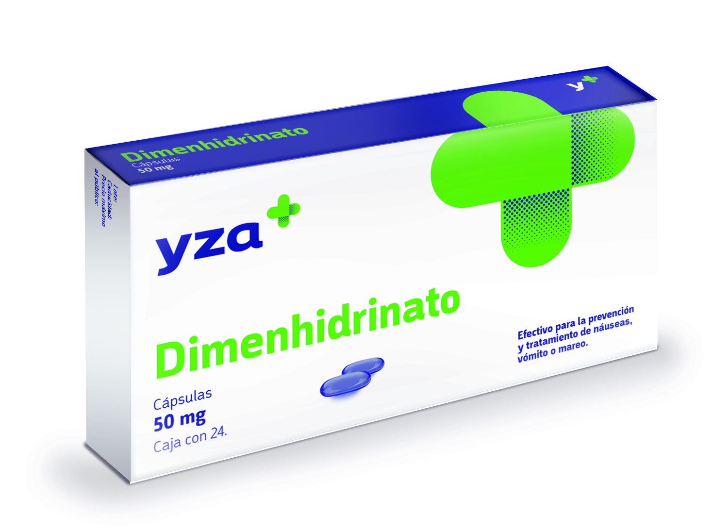 Yza Dimenhidrinato 50Mg 24 Caps