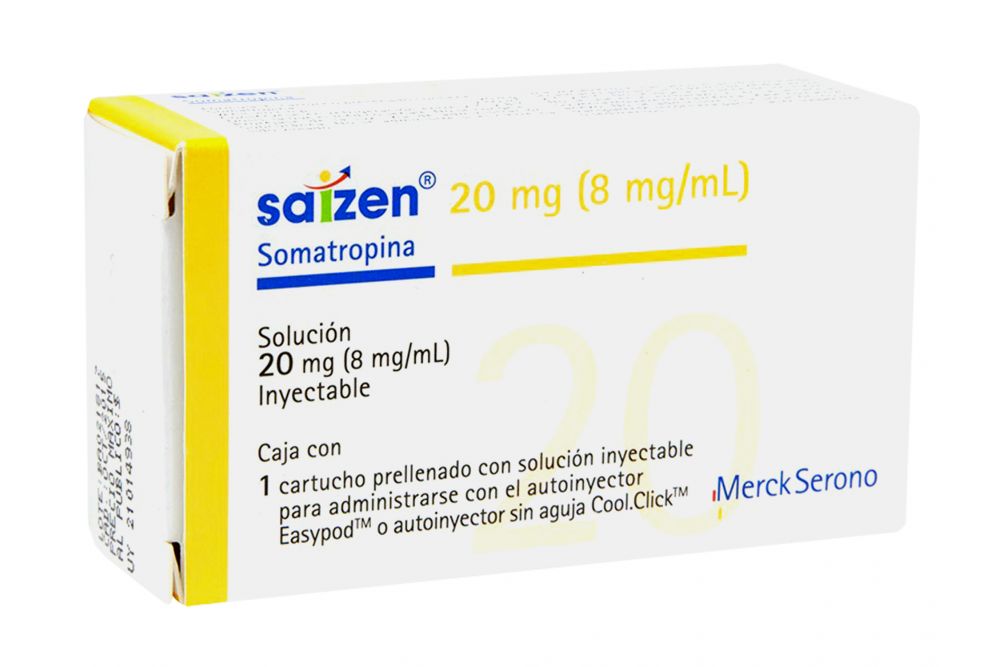 Saizen Solucion Inyectable 20Mg 1 Cart