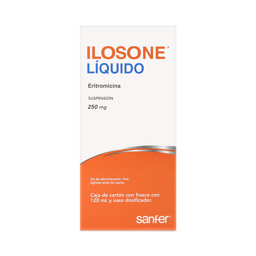 Ilosone Liquido 250Mg 120Ml