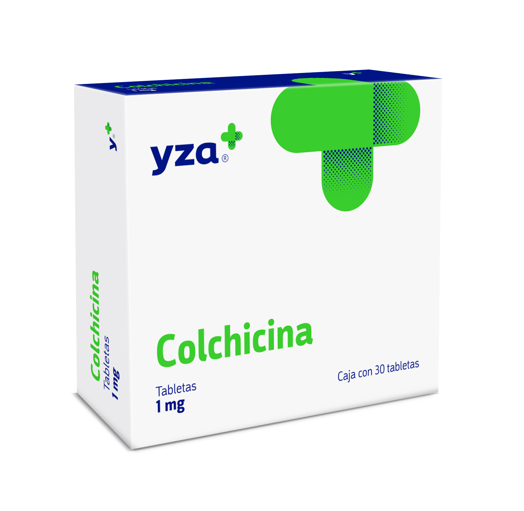 Colchicina 1mg para gota y fiebre - Yza