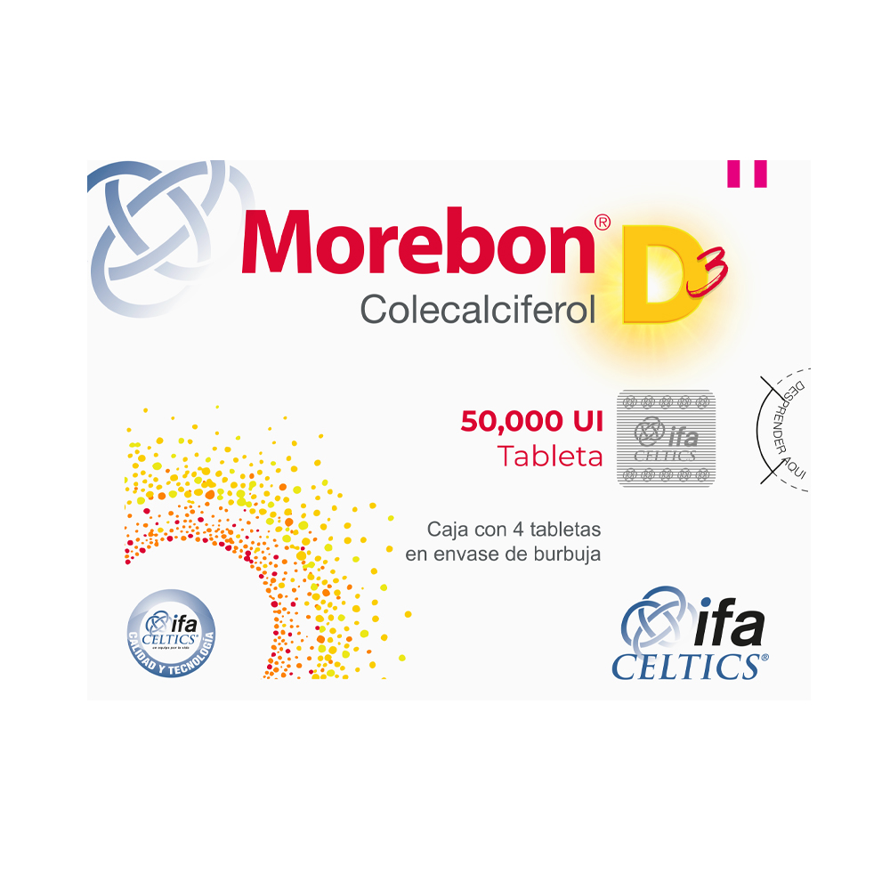 Morebon 50000 UI 4 Tabletas - Yza
