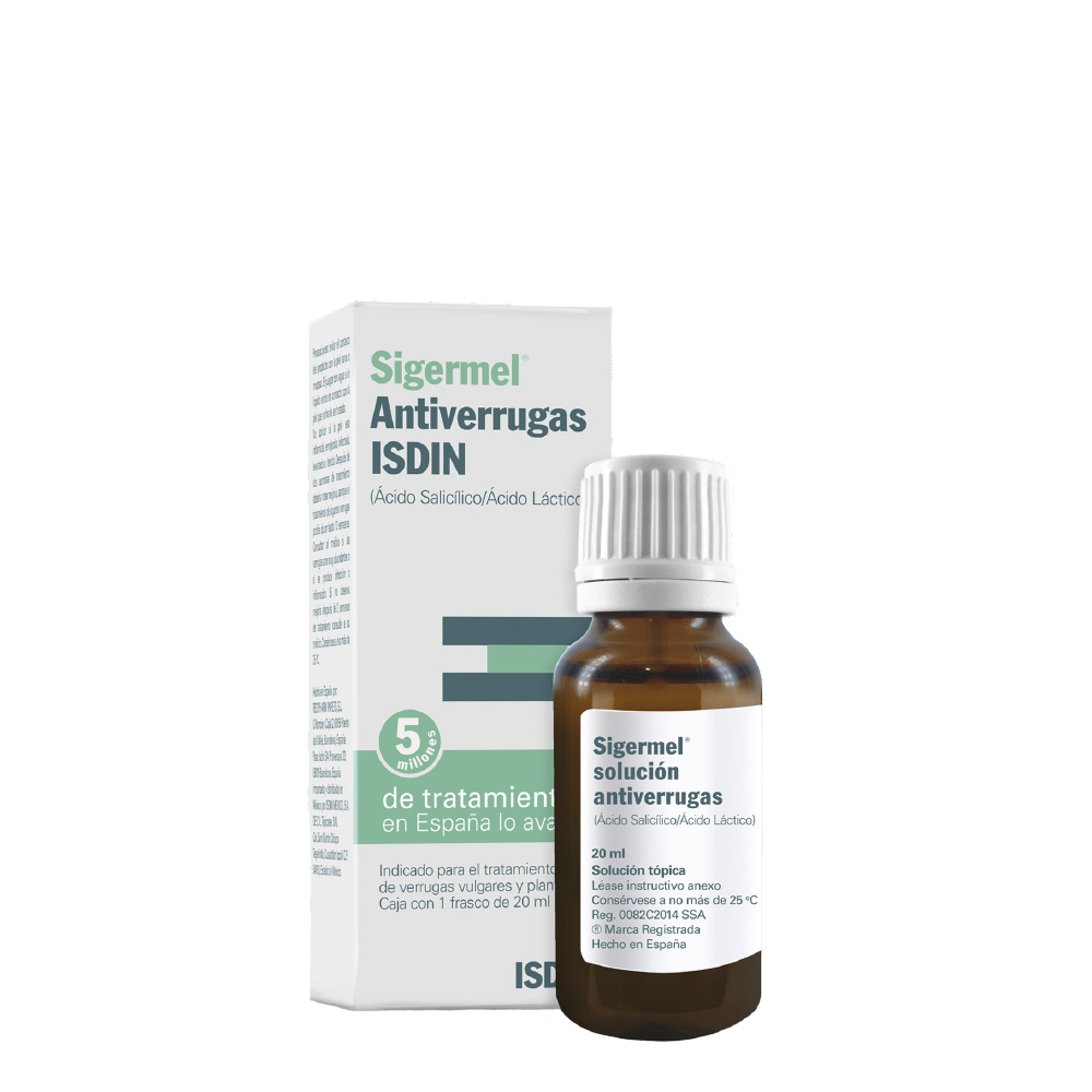Sigermel Antiverrugas ISDIN Solución Tópica 20 ml - Yza