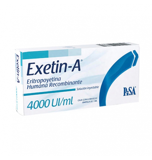 EXETIN-A SOLUCIÓN FRASCOS ÁMPULA DE 1ML 6 PIEZAS