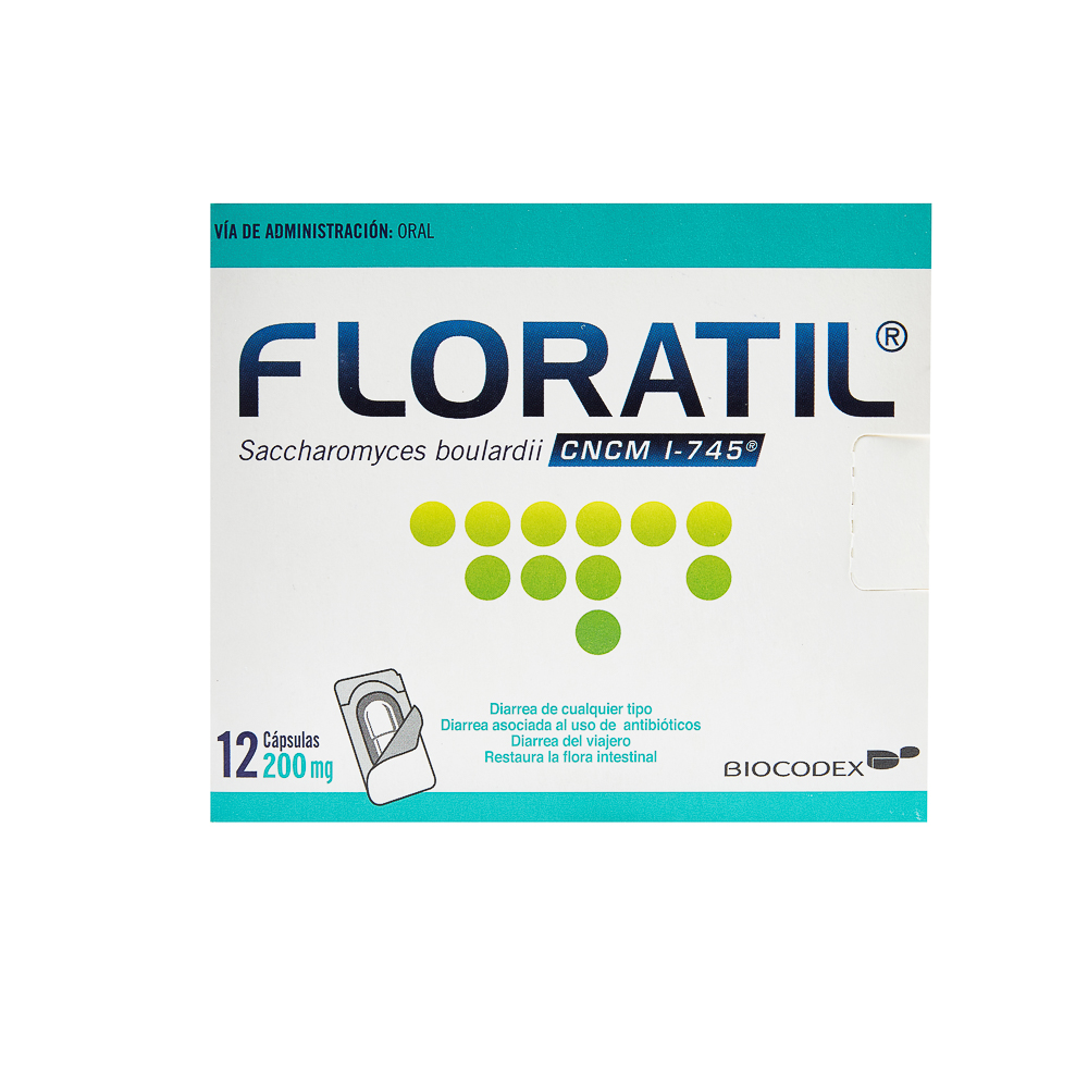 Floratil 200Mg 12 Caps