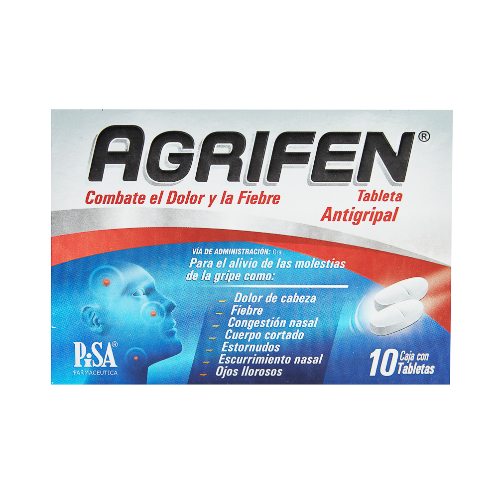 Agrifen - Analgésico antipirético rápida acción - Yza