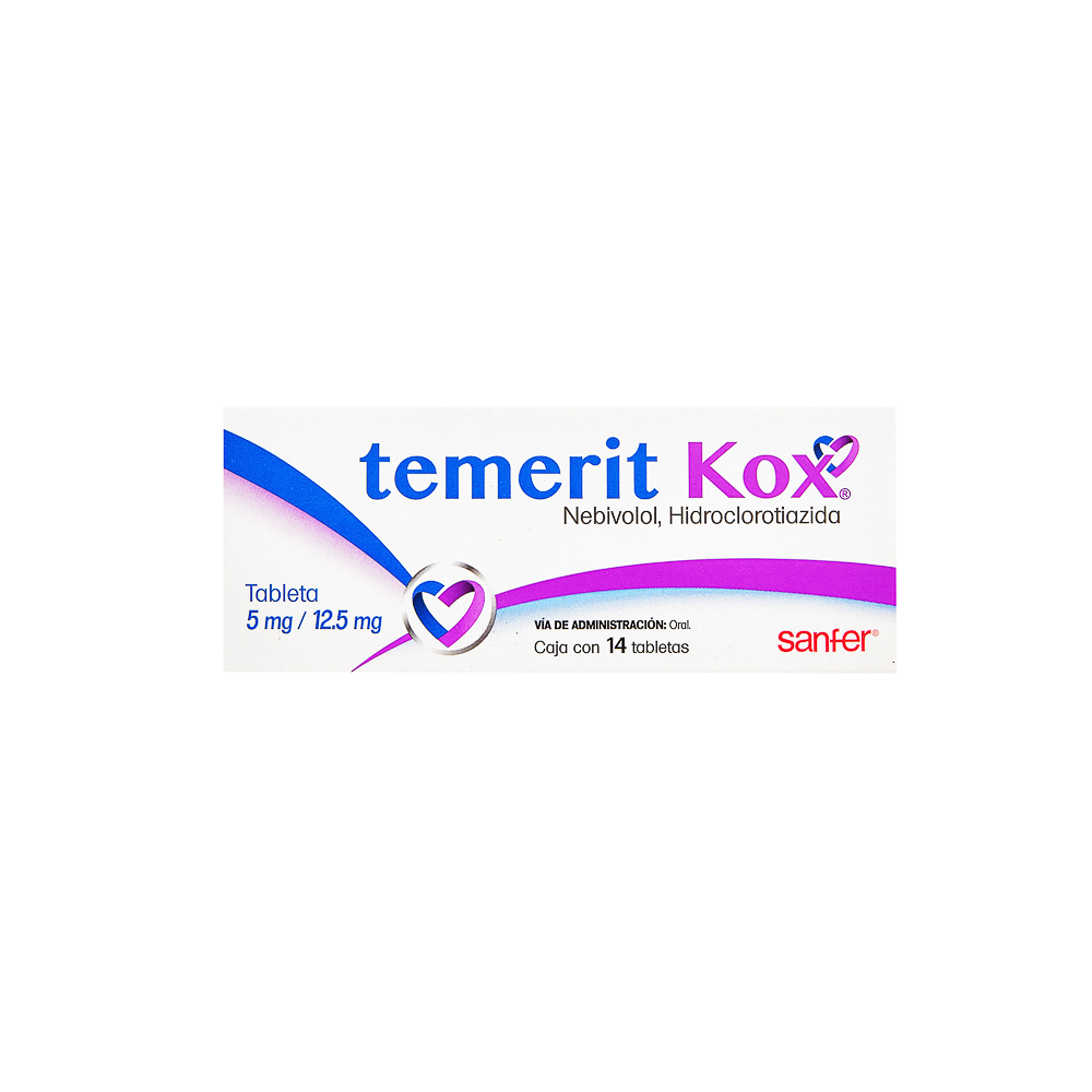 Temerit Kox 5Mg/12.5Mg 14 Tabs