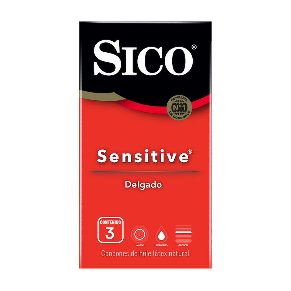 CONDONES SENSITIVE 3 PZAS