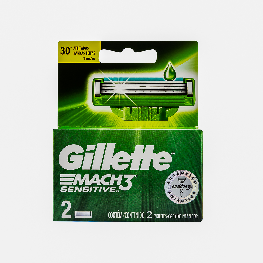 Gillette Mach3 Sensitive 2 Pzas