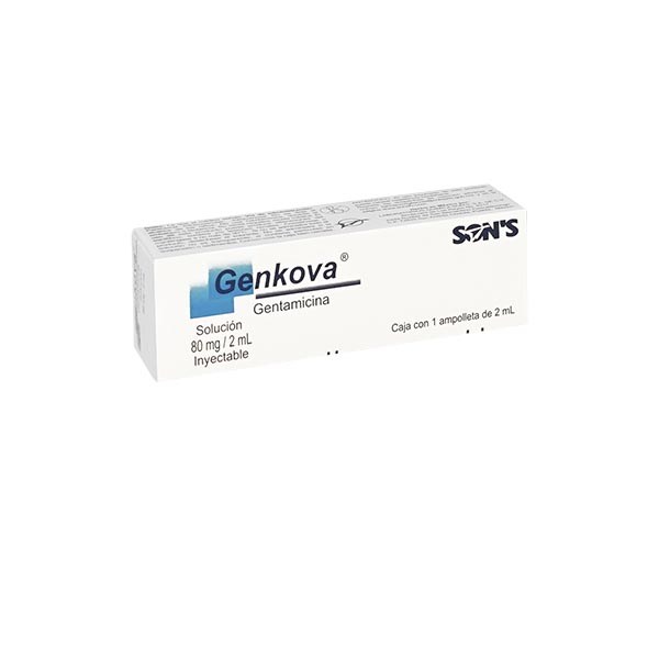 Genkova Solucion Inyect 80Mg 1 Amp X 2Ml