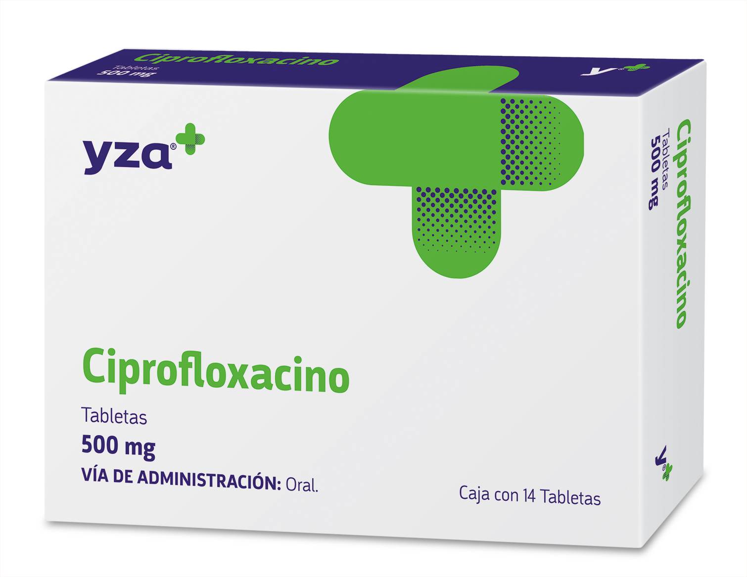 Yza Ciprofloxacino 500Mg 14 Tabs