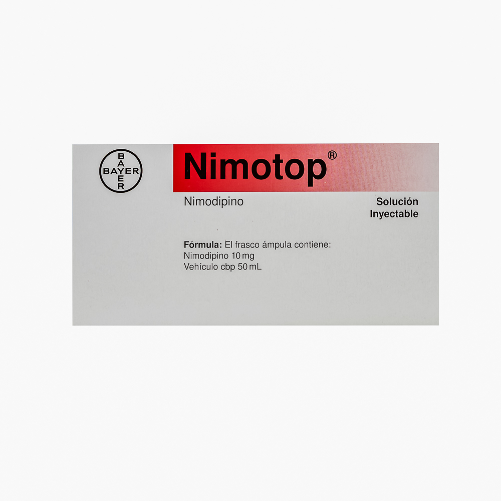 Nimotop Inyectable 10Mg 50Ml