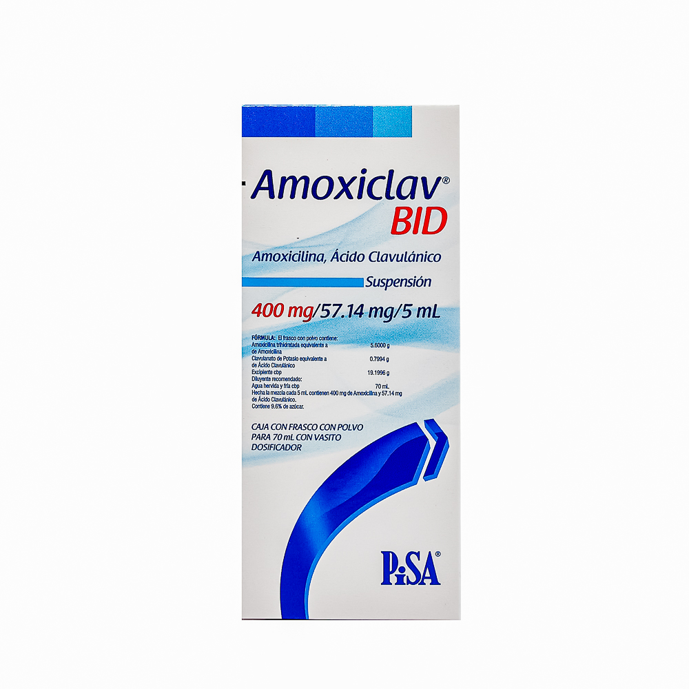 Amoxiclav Bid Suspension 400Mg 70Ml