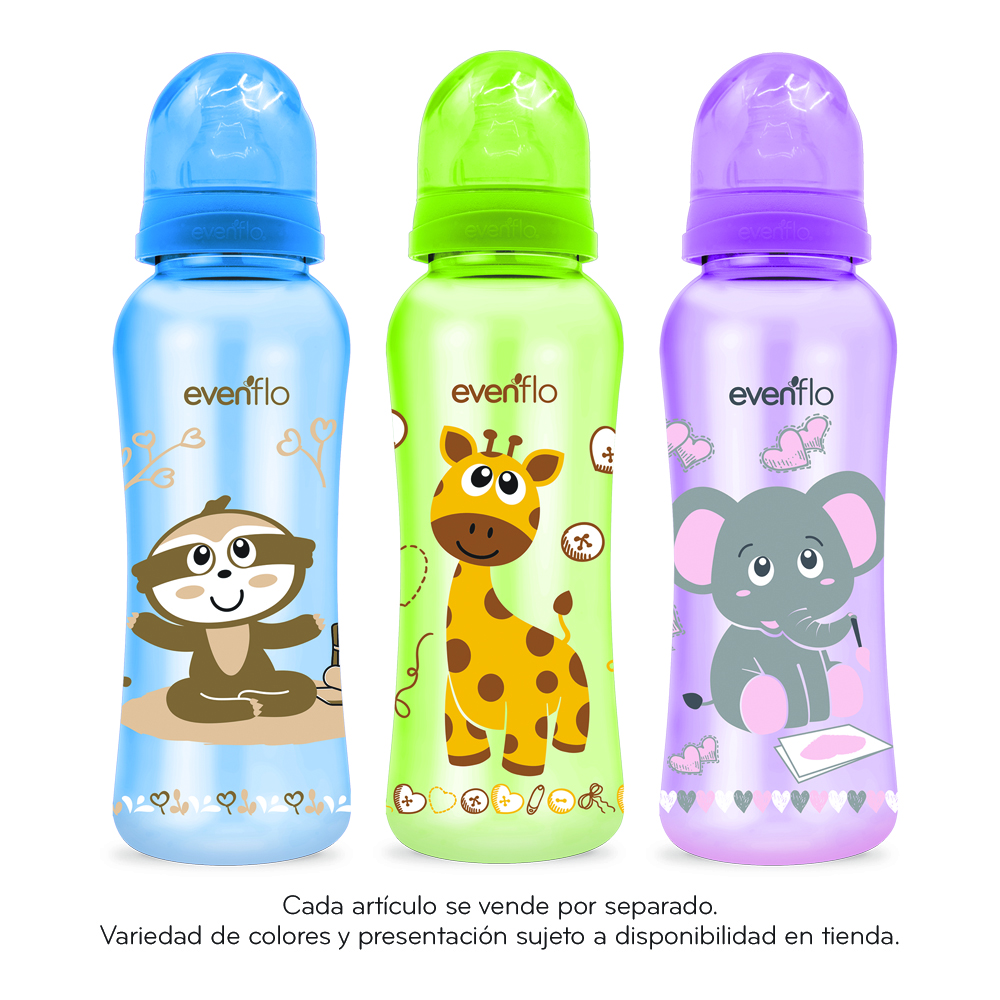 Evenflo Biberon Colors 8Oz