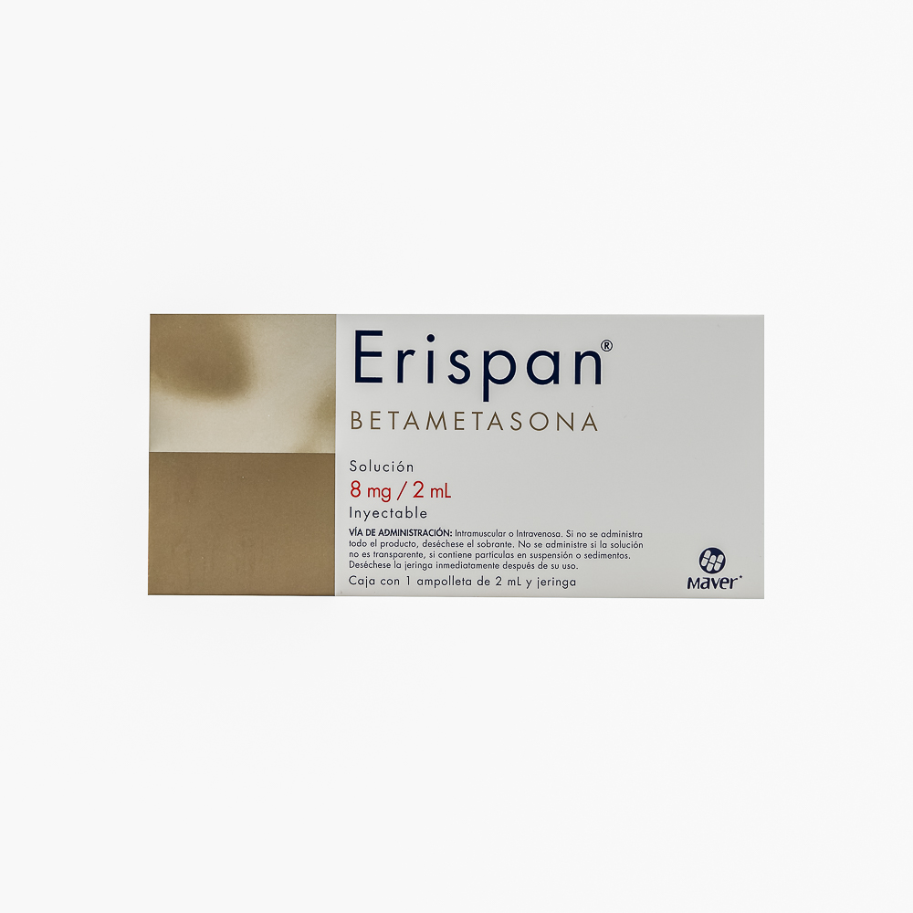 Erispan Solucion Inyectabl 8Mg/2Ml 1 Amp