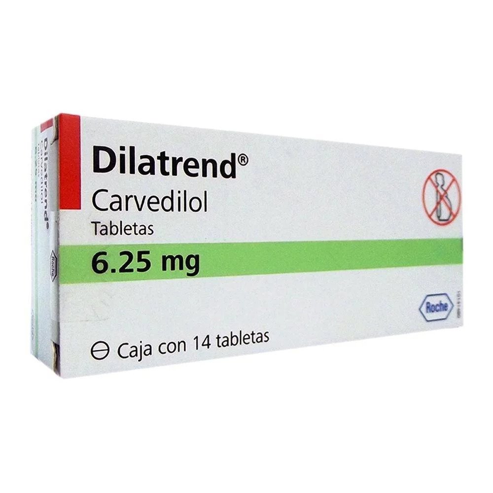 Dilatrend 6.25Mg 14 Tabs
