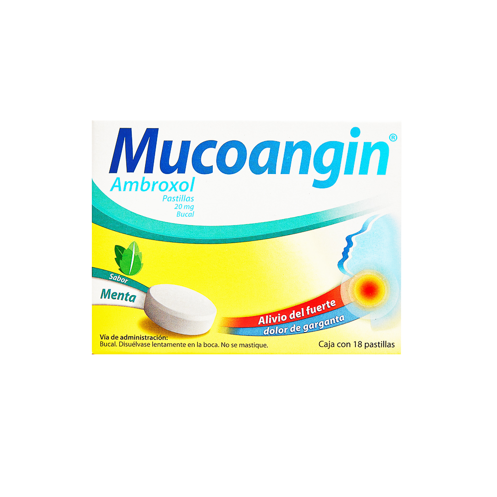 Mucoangin Menta 18 Past - Yza