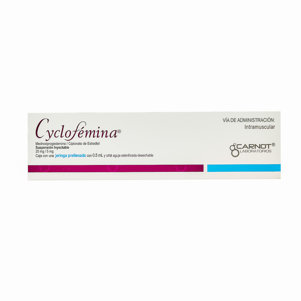 Cyclofemina Jeringa Prellen 25Mg/5Mg 5Ml