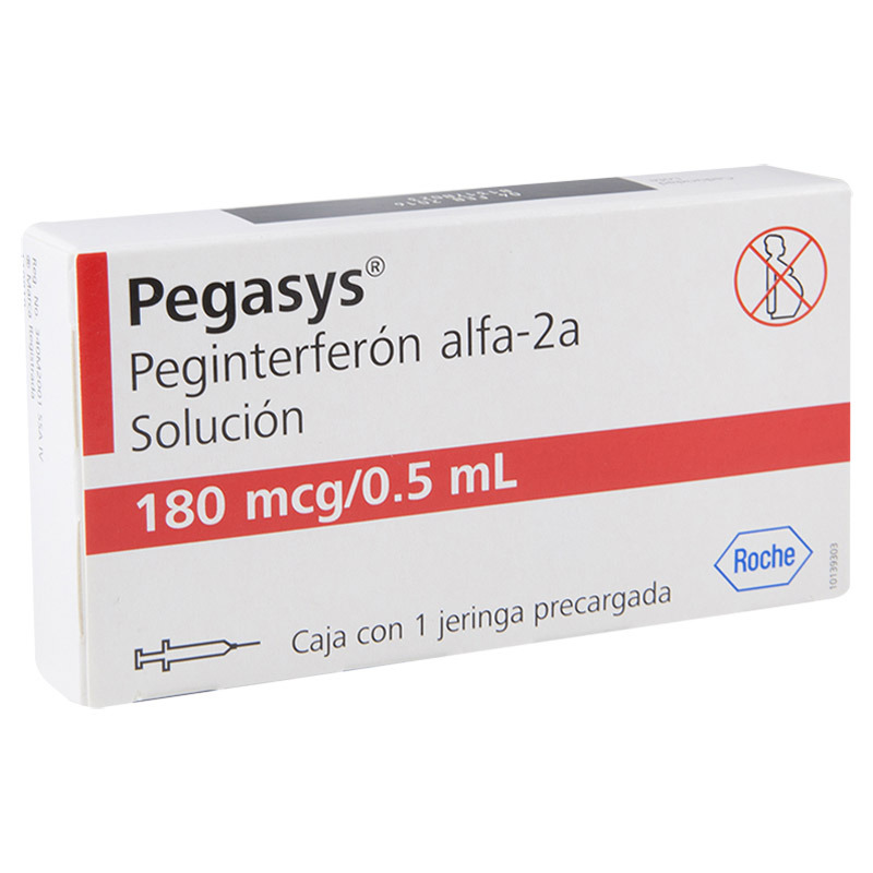 Pegasys Jeringa Pre 180Mcg 1 Amp X 0.5Ml