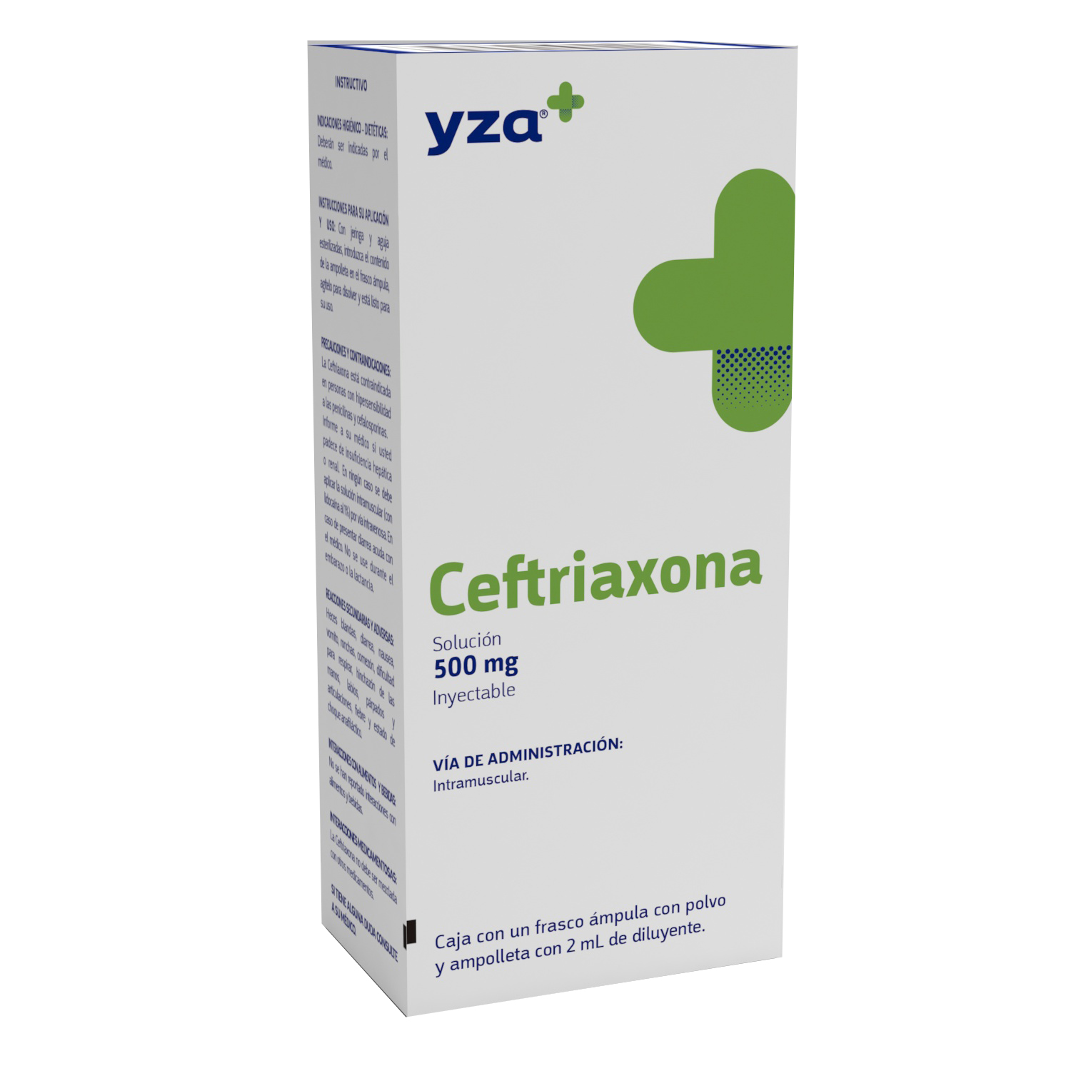Yza Ceftriaxona Solución Inyect 1G 3.5Ml