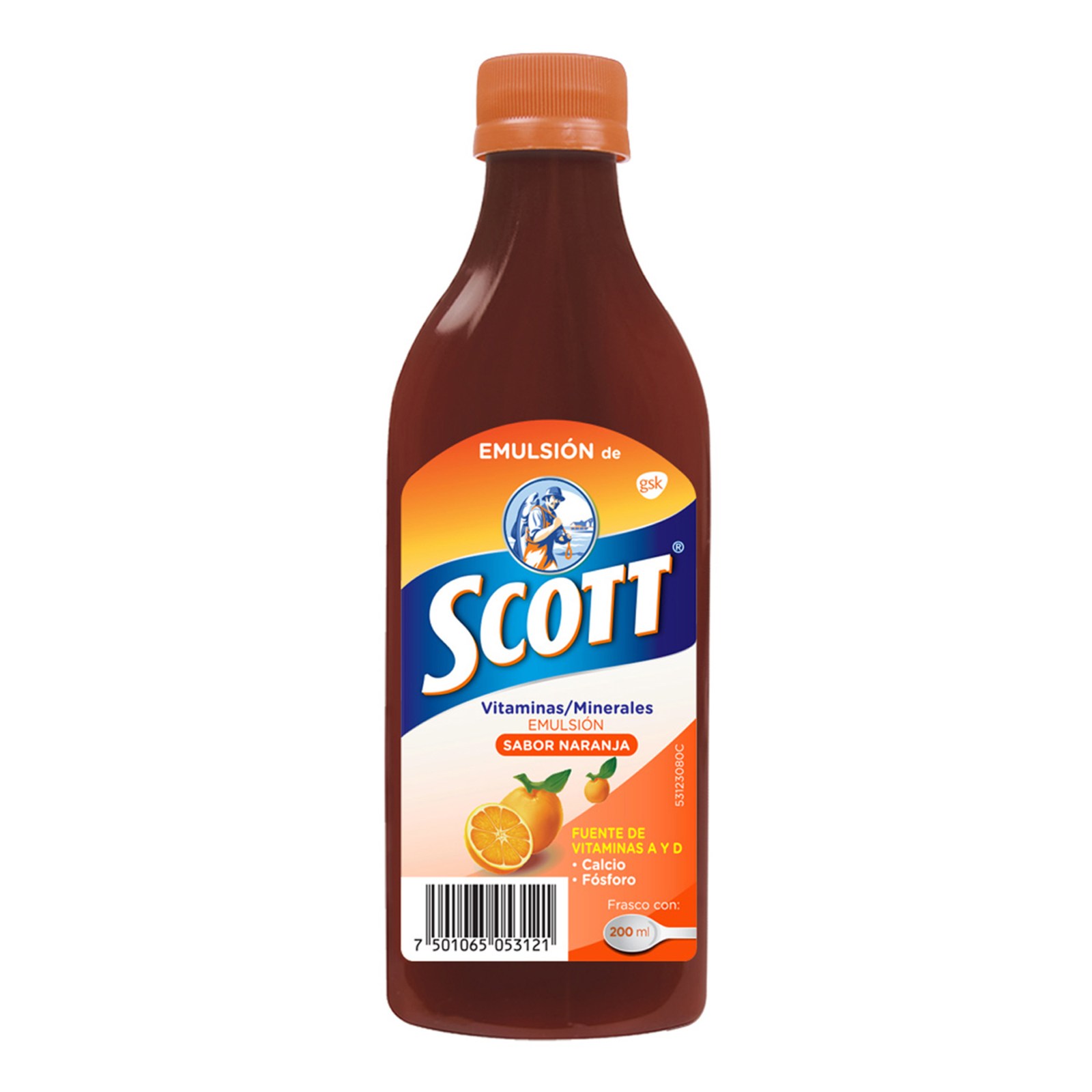 Emulsion De Scott Naranja 200Ml