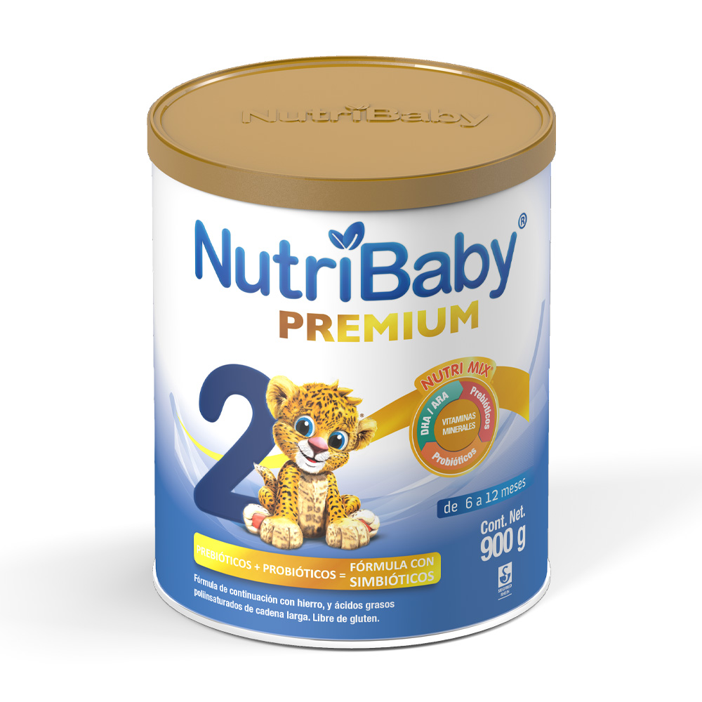 Nutribaby Premium 2: 6 a 12 meses - Polvo en lata con 900 g