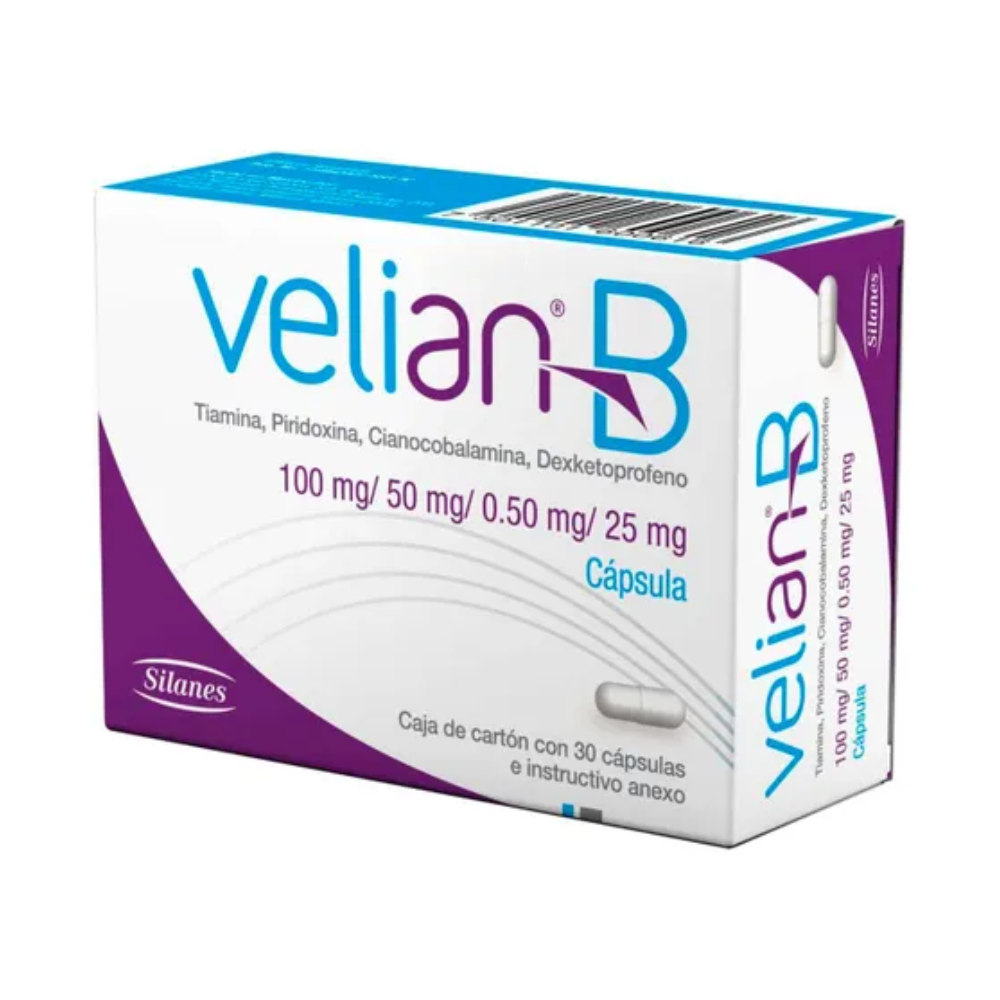 Velian-B 100Mg/50Mg/0.50Mg/25Mg 30 Caps