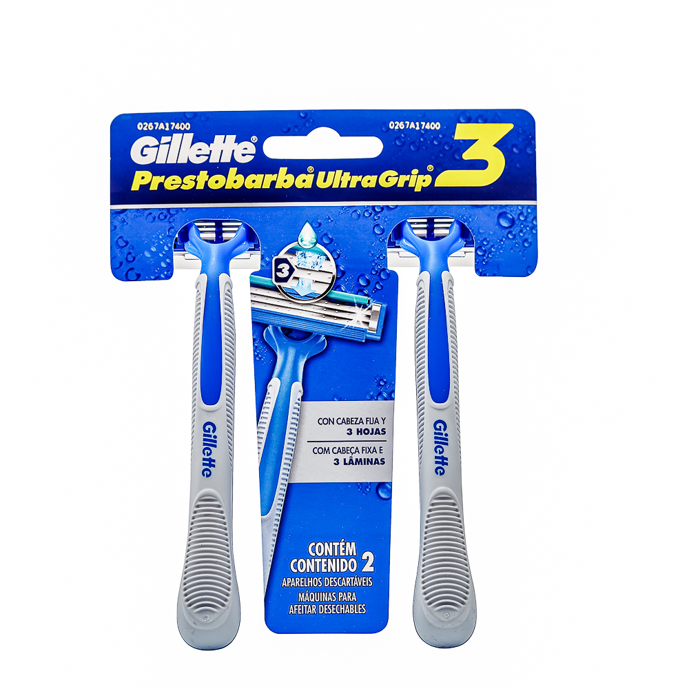Gillette Prestobarba Ultragrip 3 Unidades