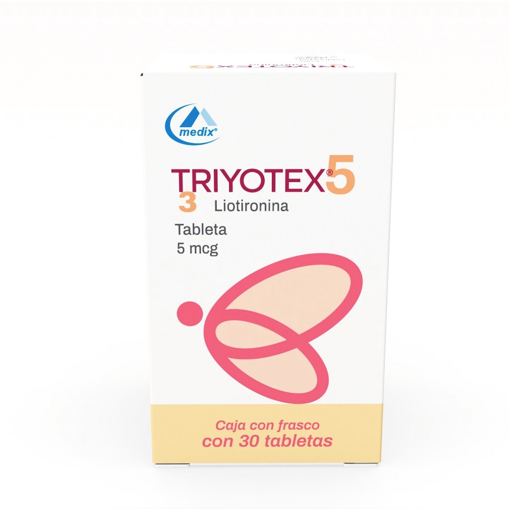 Triyotex Liotironina 5Mcg 30 Tabs