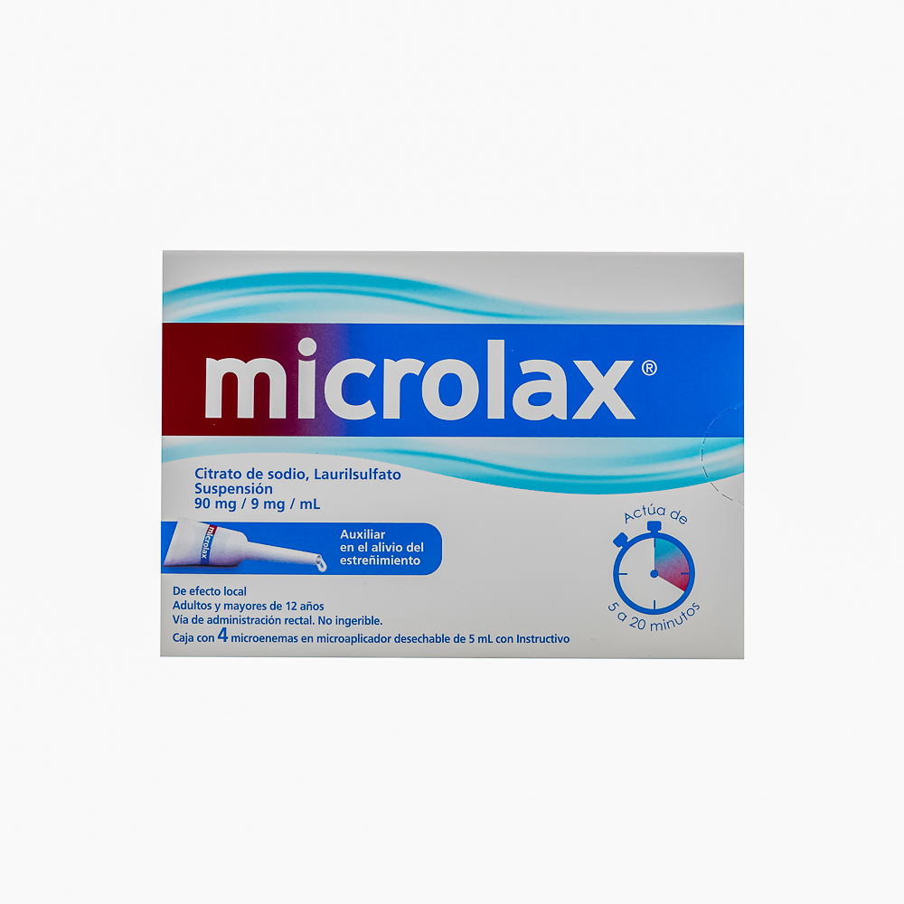 Microlax Enema 5ml 4 sbs - Yza